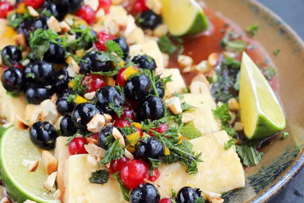 Grill Halloumi with Herbed Berry Sala - Swiss Butchery - 上海阿儒可食品商贸有限公司